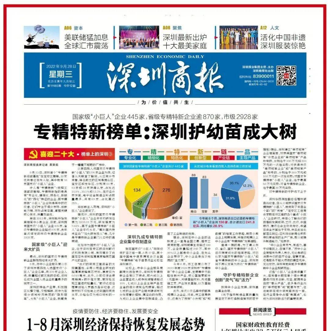 读深圳商报｜为价值共生（2022928）优惠征税发展