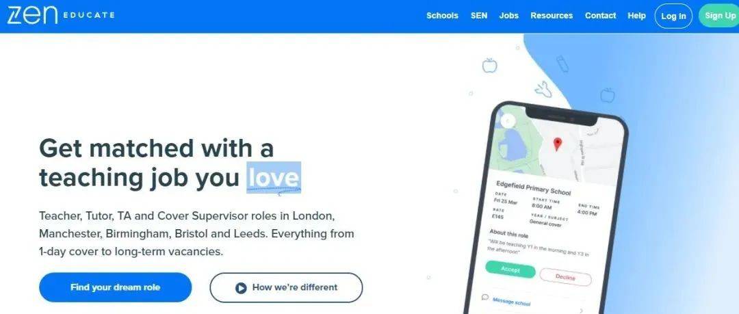 进入美国市场，英国教师招聘灵活用工平台Zen Educate获1930万英镑A+轮融资_教育_投资_科技