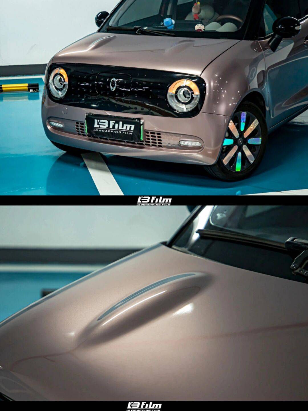 欧拉汽车LBFILM冰莓粉改色膜,高贵冷艳 与众不同的魅力_搜狐汽车_搜狐网