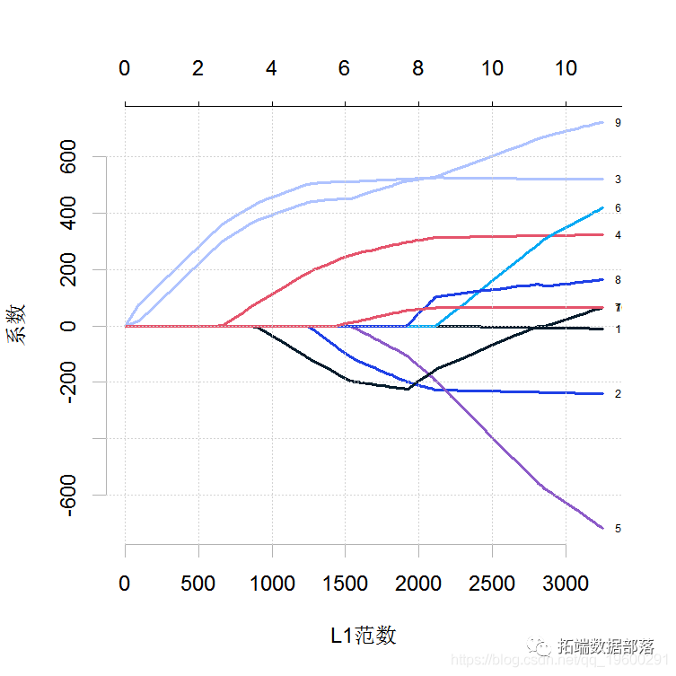 R语言Lasso回归模型变量选择和糖尿病发展预测模型|附代码数据_结果_lasso_惩罚