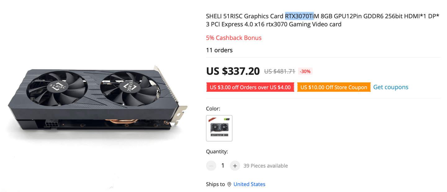 RTX 3070 TIM 桌面显卡曝光，使用移动端 GPU_平台_驱动_bit