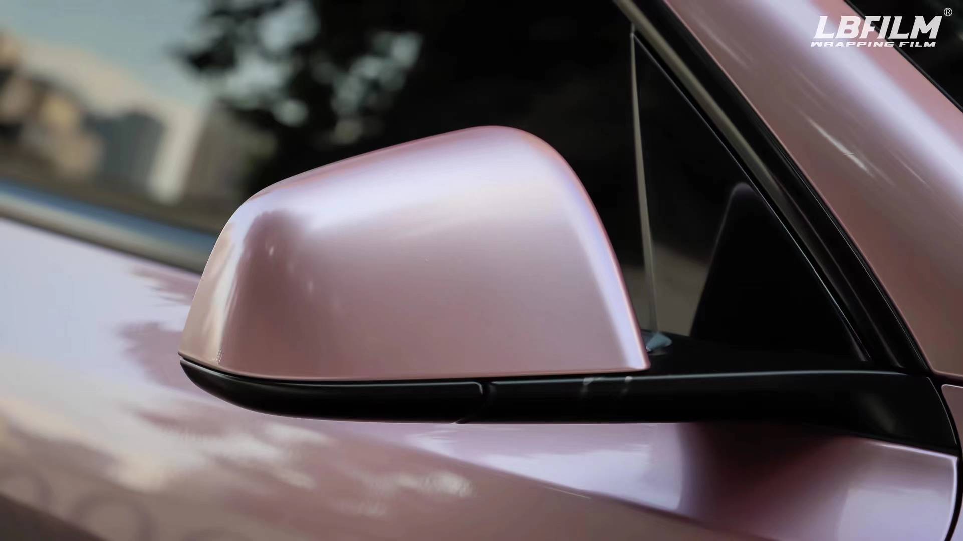 特斯拉modelY-LB改色膜原厂漆激情粉，偏冷清成熟_搜狐汽车_搜狐网