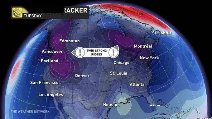 -11度！渥太华明天开始降雪，连下一整周，北极冷空气袭来！_加拿大_地区_The