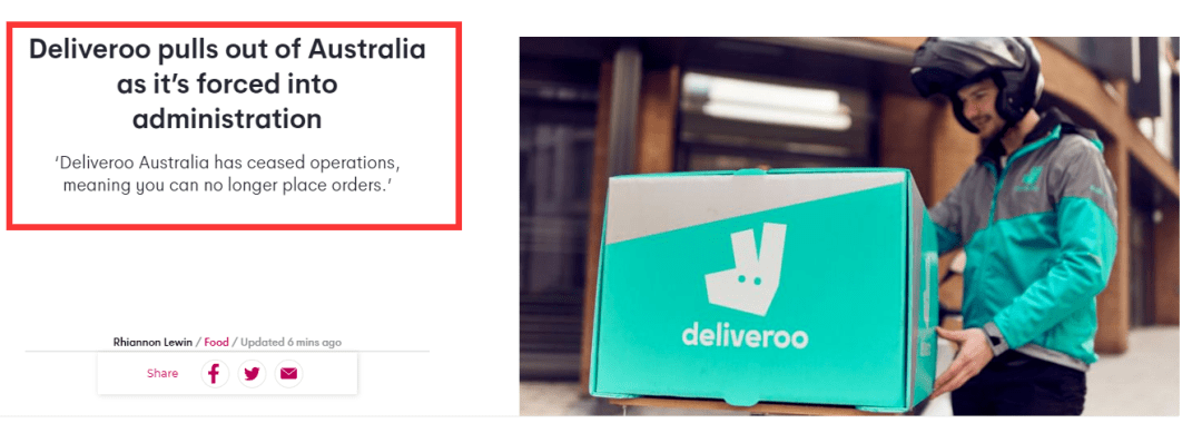 突发！Deliveroo宣布停止运营，退出澳洲市场！_编辑器_平台_内容