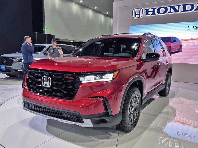 本田全新Pilot亮相 V6+10AT/空间不输汉兰达_搜狐汽车_搜狐网