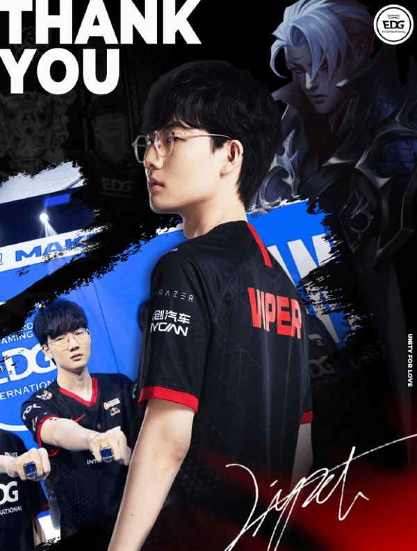 放回LCK了？EDG官宣Viper离队 网友：老公粉心碎了_选手_英雄联盟_队伍