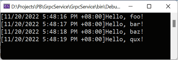 用最少的代码模拟gRPC四种消息交换模式_Buffer_ProtoBuf_writer