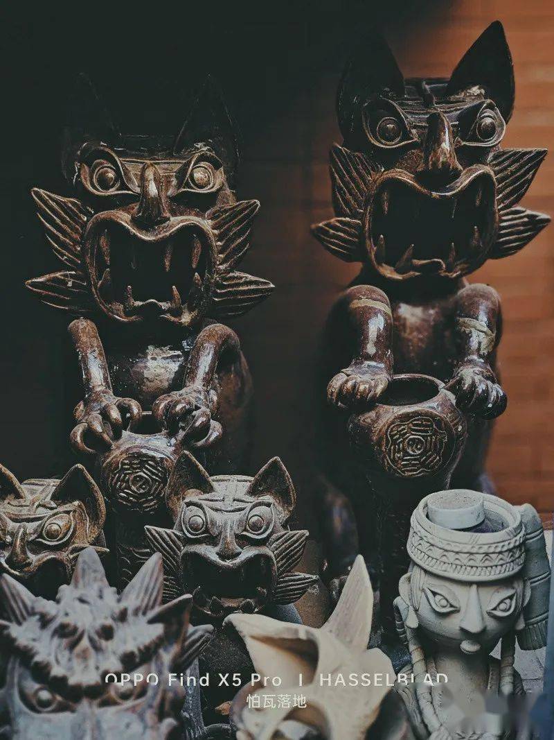 非遗瓦猫——怕瓦落地_创作_手工_昆明