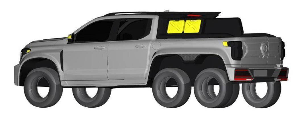 长城6X6皮卡谍照曝光，搭载3.0T V6动力，越野性能进一步提升_搜狐汽车_搜狐网