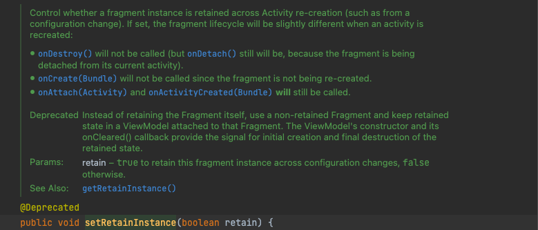 这些重要的 Fragment API 均已废弃，尽早替换起来吧～_View_系统_super