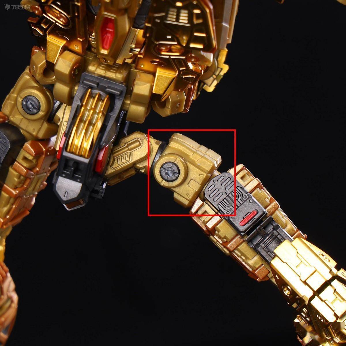 78官测：MG MGEX 强袭自由高达_细节_骨架_金色
