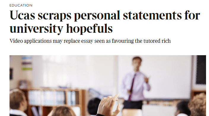 重磅！UCAS文书要变天？事关24fall申请学生！_大学_泰晤士_教育经验