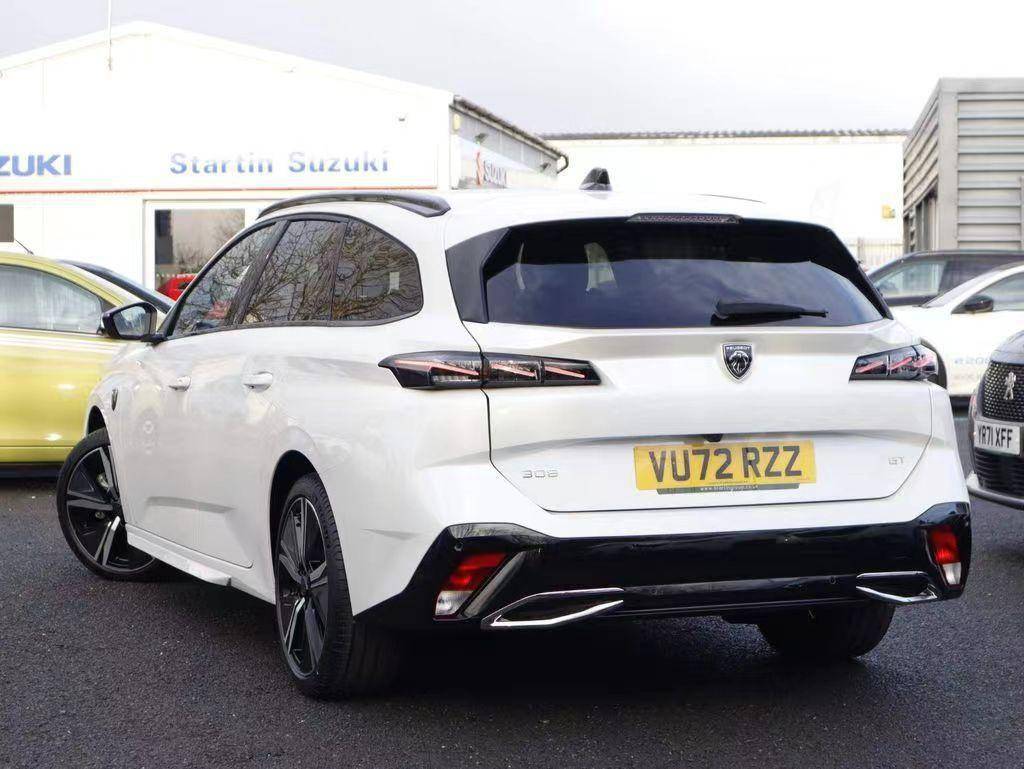 还是旅行版帅气！实拍新款标致308SW，新潮前卫，1.6T优势明显_搜狐汽车_搜狐网