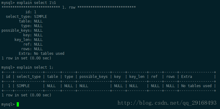 MySQL数据库下的Explain命令深度解析_select_语句_union