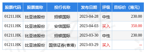 比亚迪股份(01211.HK)获股东吕向阳股份质押100万股A股_评级_投资_该公司