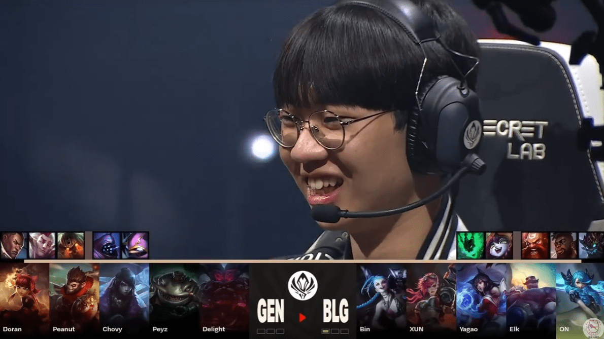 强的让人陌生！BLG全线碾压2比0韩国GenG拿到赛点_Bin_优势_上单