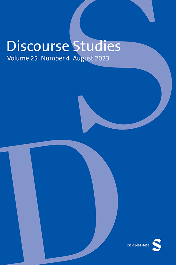 【出版】Discourse Studies：2023年第4期_信箱_cn