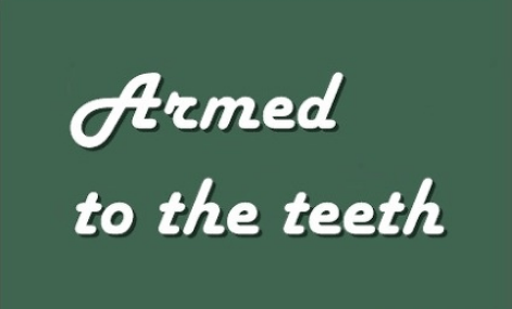 今日俚语| armed to the teeth 连牙齿都要武装？_英语_意思_可可