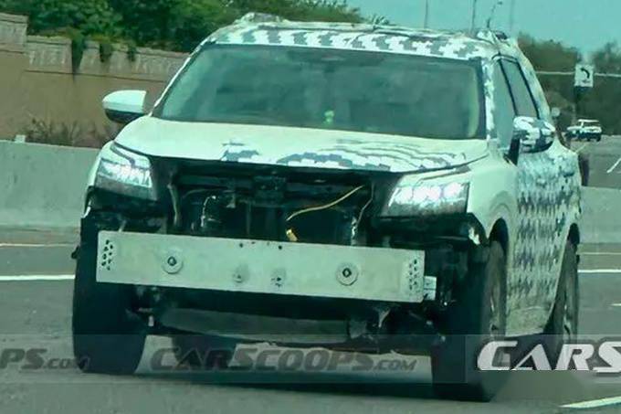 日产全新SUV现身街头！四季度国内亮相/pk理想L8_搜狐汽车_搜狐网