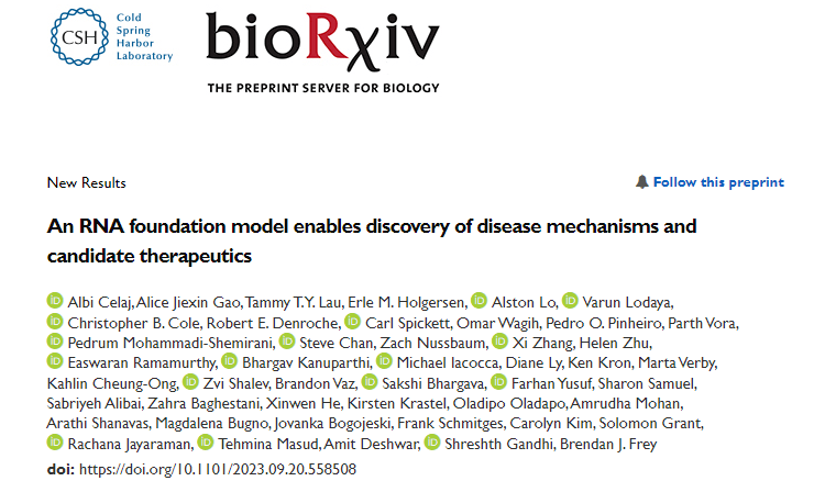 由近20亿个可调参数组成，AI制药新锐Deep Genomics设计出首个用于RNA疗法开发的人工智能基础模型_BigRNA_治疗