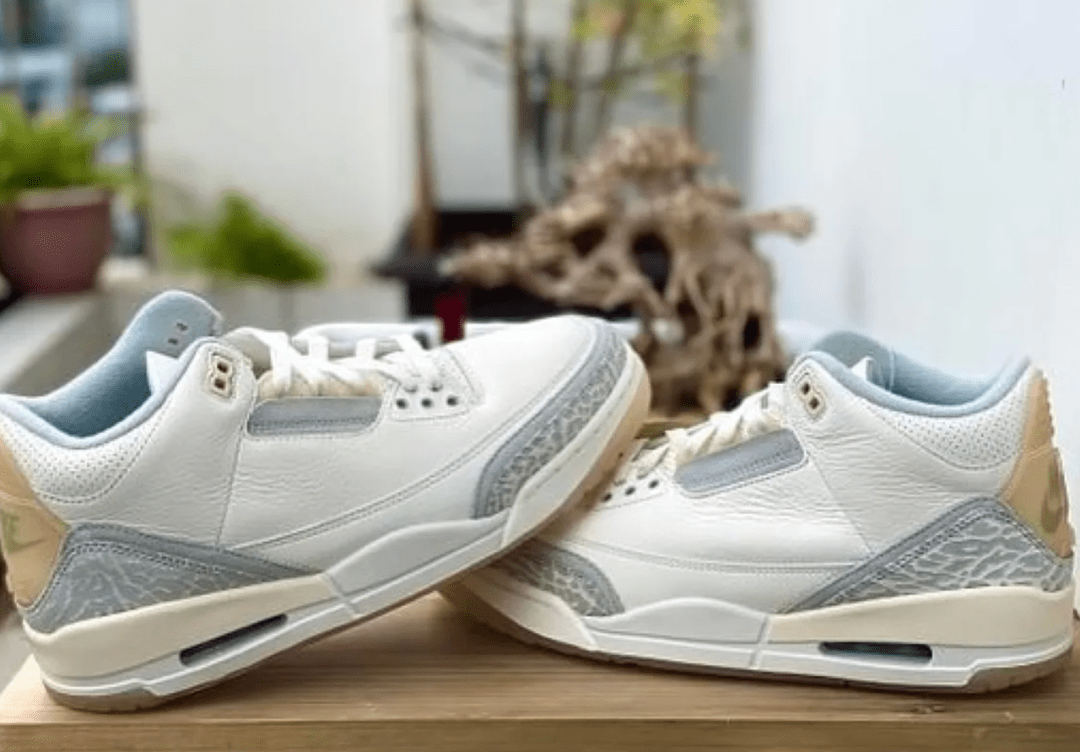 Air Jordan 3新配色曝光，直接把后跟氧化了？_白色_使用了_微博