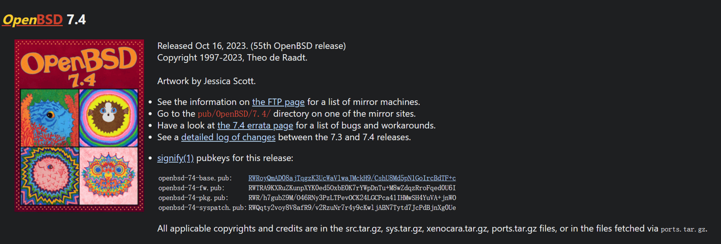 类 Unix 操作系统 OpenBSD 7.4 发布：改进内核、用户空间修正等_支持_内存_de