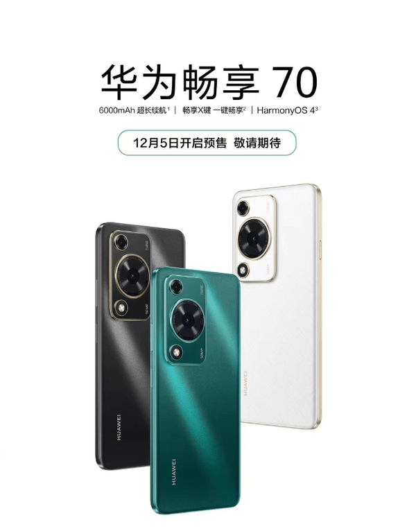 华为畅享70上市 预计配备麒麟 710A 4G 售价或千元起_该机_机型_高达