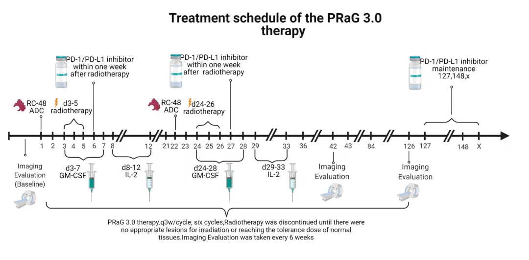 RC48 ADC联合布拉格治疗（布拉格3.0治疗）挽救DS8201治疗失败的HER-2表达的晚期肠癌患者一例_肿瘤_十二指肠_免疫