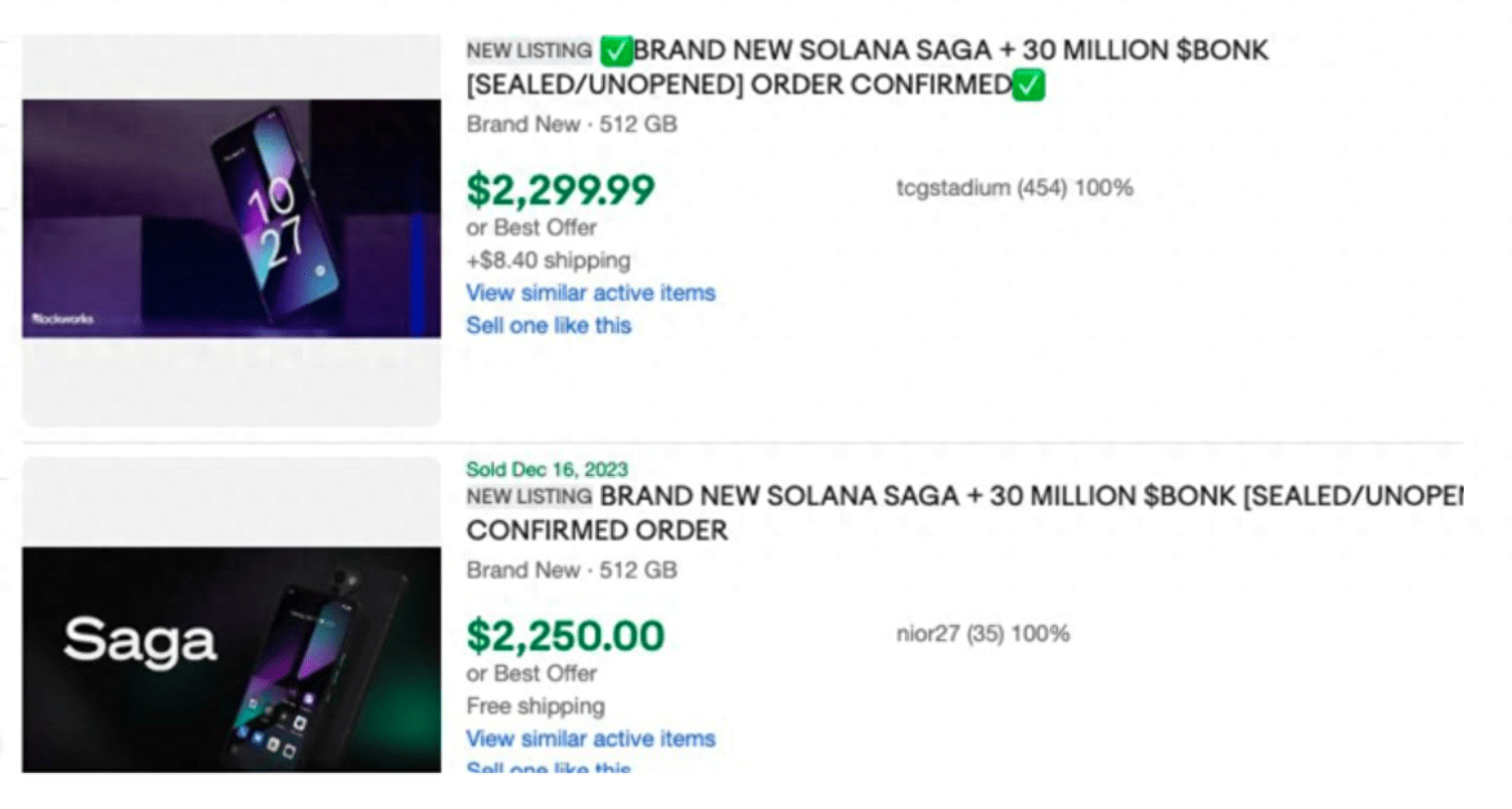 Solana Saga手机惊现高溢价：Bonk暴涨带动销量飙升，未来一年将获大量空投_用户_价格